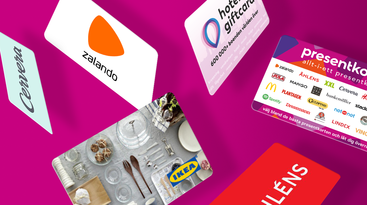 Köpa presentkort? Hitta alla presentkort på Presentkort.com