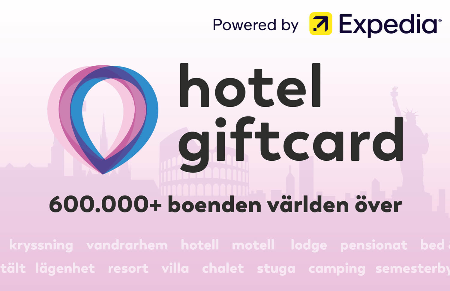 Hotelgiftcard presentkort | Köp online på Presentkort.com