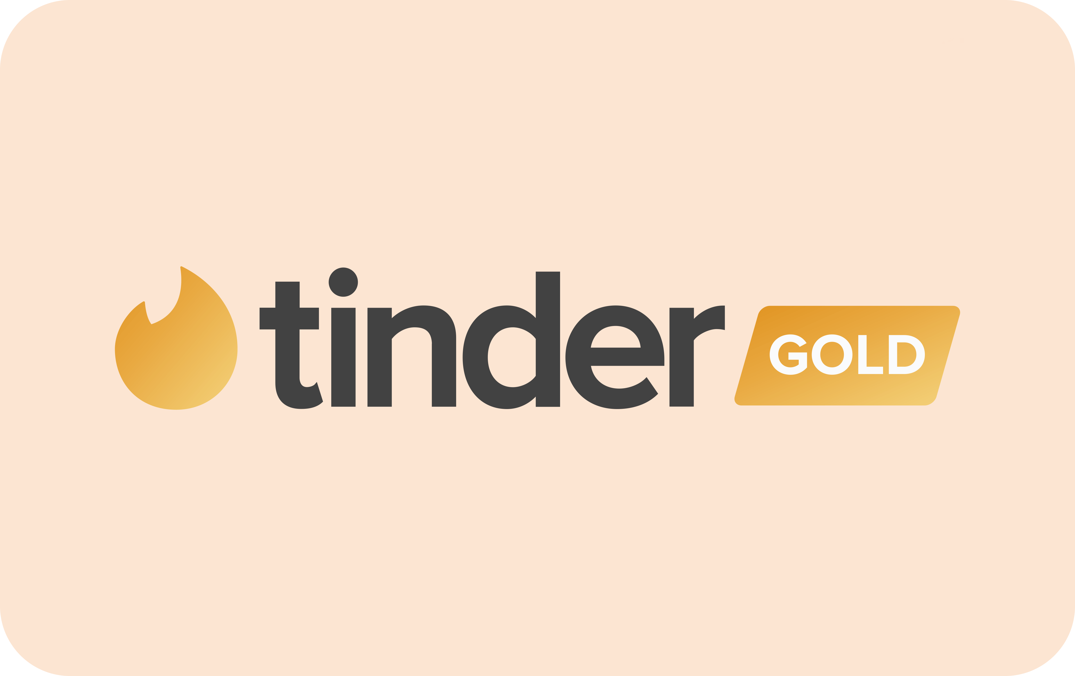 Tinder Gold presentkort – Digital dejtinggåva